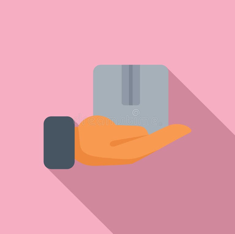 Parcel Container Icon Flat Vector. Shipment Distribution Stock ...