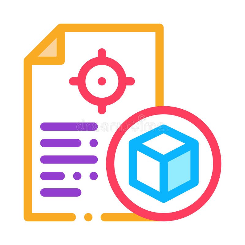 Parcel Delivery Document Icon Vector Outline Illustration Stock Vector ...