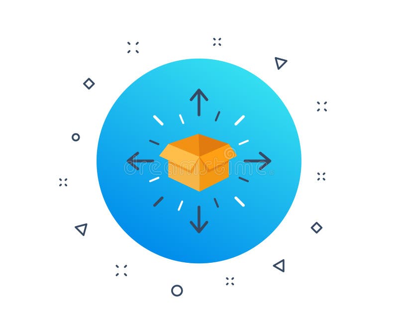 Parcel Delivery Icon. Logistics Service Sign. Tracking Symbol. Vector ...