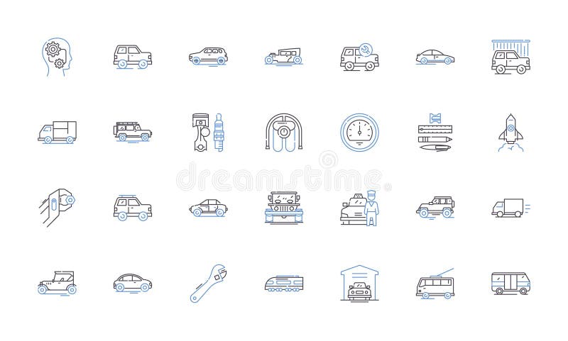 Parcel Delivery Line Icons Collection. Shipping, Courier, Postal ...