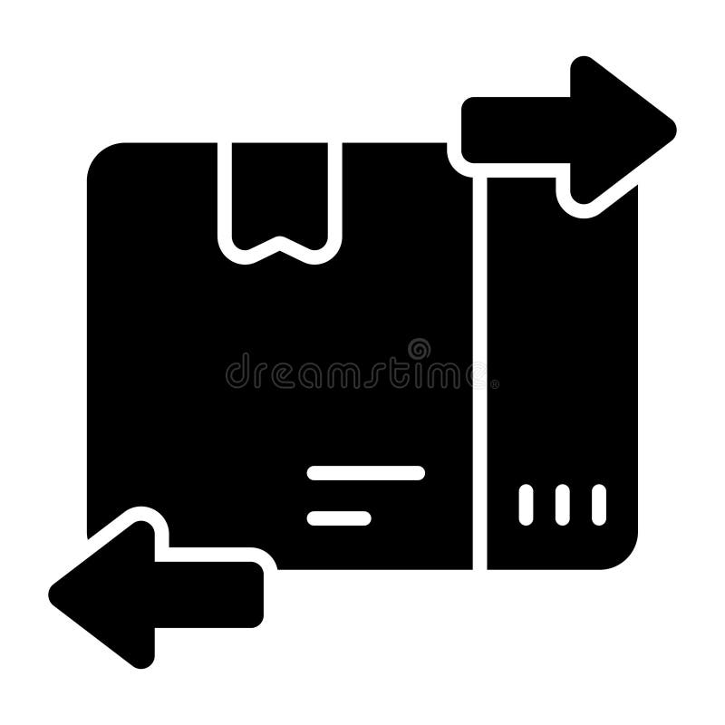 Parcel Distribution Vector in Modern Style, Premium Icon Stock Vector ...