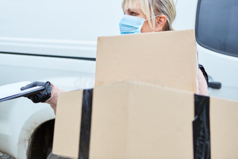 101 Delivery Handing Man Over Parcel Stock Photos - Free & Royalty-Free ...