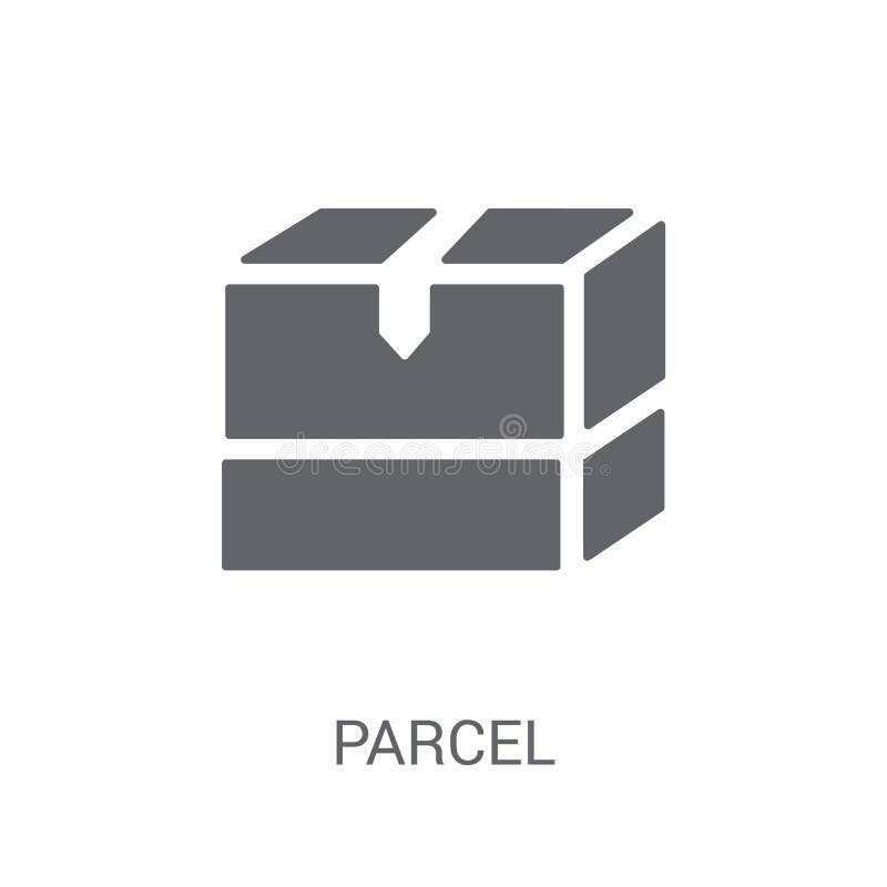 Parcel Icon. Trendy Parcel Logo Concept on White Background from Stock ...