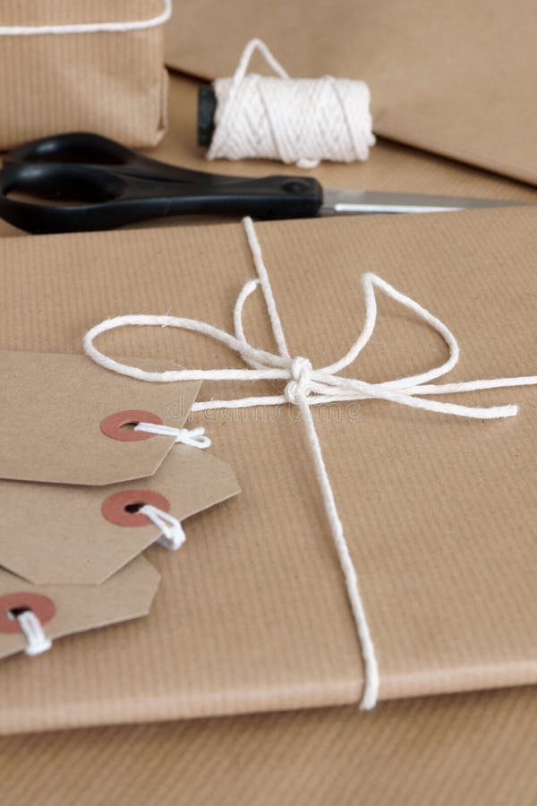 Parcel Packing stock image. Image of package, label, brown - 45568197