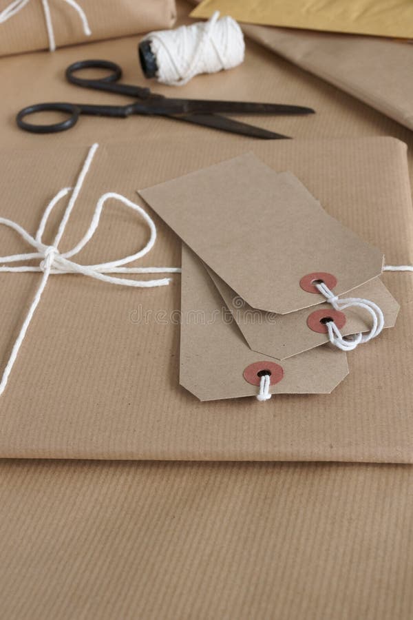 Parcel Packing stock image. Image of labels, string, posting - 45574077