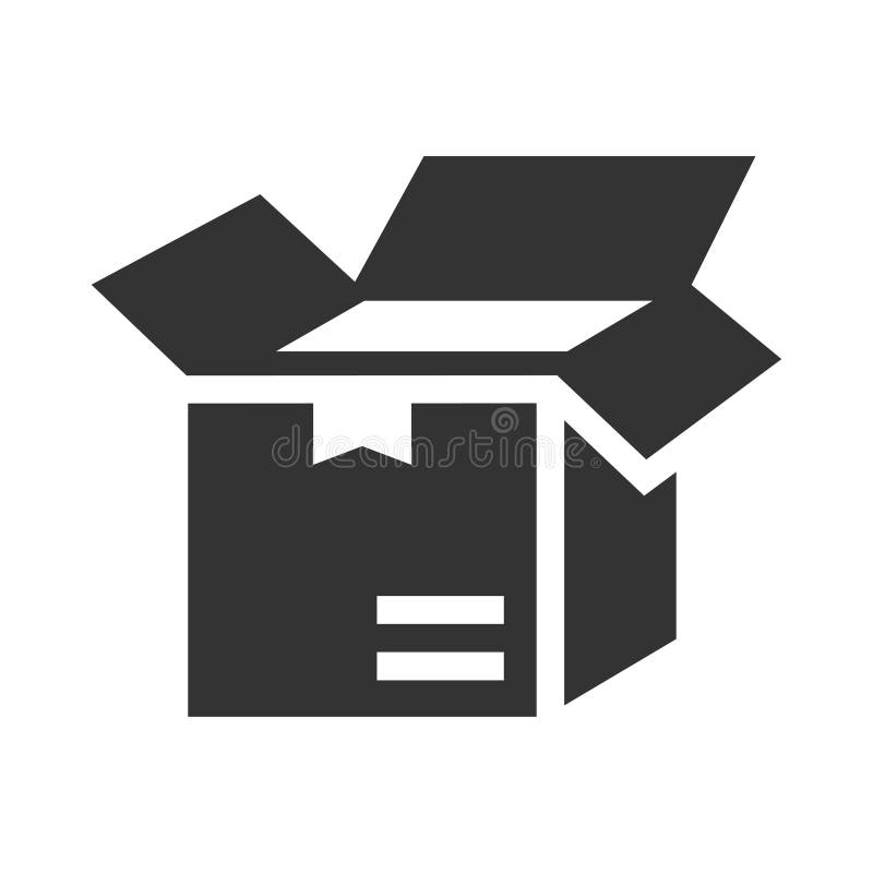 Parcel packing icon stock vector. Illustration of vector - 264805099