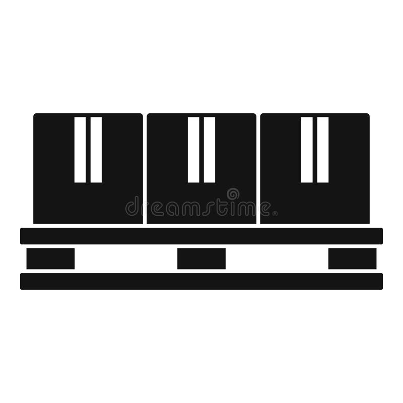 Wood Pallet Icon Black Simple Stock Illustrations – 80 Wood Pallet Icon ...