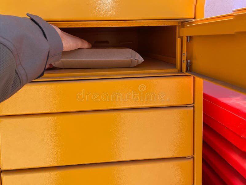 Parcel Pick-up Point, Parcel Delivery, Package Delivery Stock Image ...