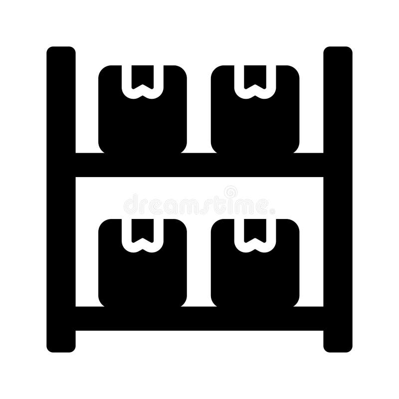 Inventory stock vector. Illustration of products, shelves - 332218823