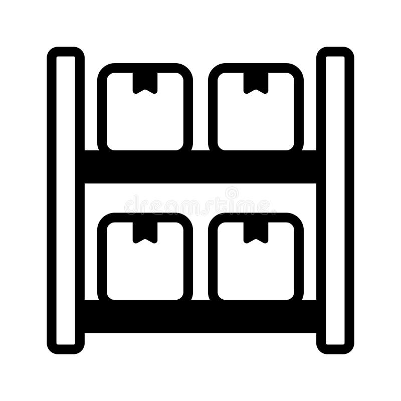 Inventory stock vector. Illustration of rack, storehouse - 332233023