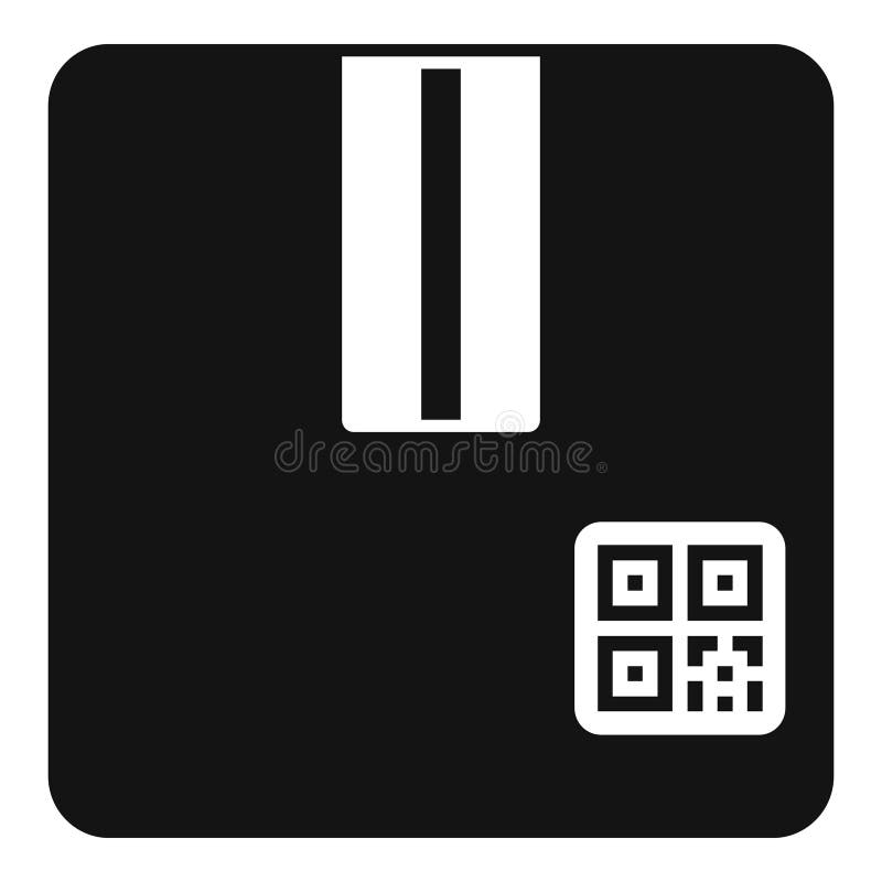 Parcel Scan Bar Code Icon Simple Vector. Sign Pay Cell Stock Vector ...