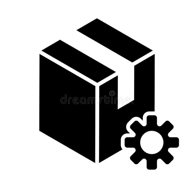 Parcel Setup and Symbol Vector. Vector Illustration Stock Vector ...