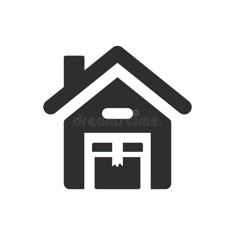Parcel storage icon stock vector. Illustration of warehouse - 244537203