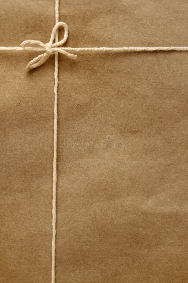Parcel knot wrapping stock image. Image of tied, textile - 28910391