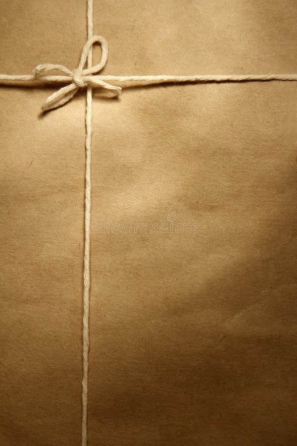 Parcel stock photo. Image of close, copy, knot, mail - 62702514