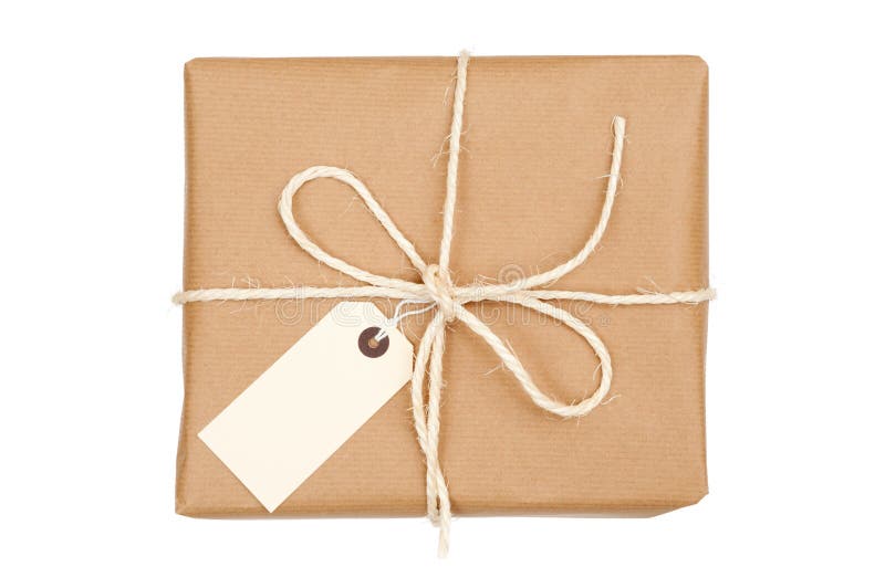 Brown package stock photo. Image of fragile, carton, isolated - 14355420