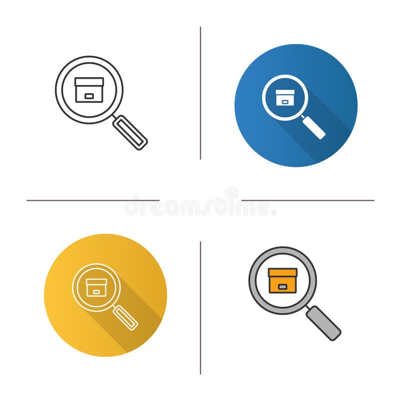 Parcel Tracking Service Icon Stock Vector - Illustration of delivery ...