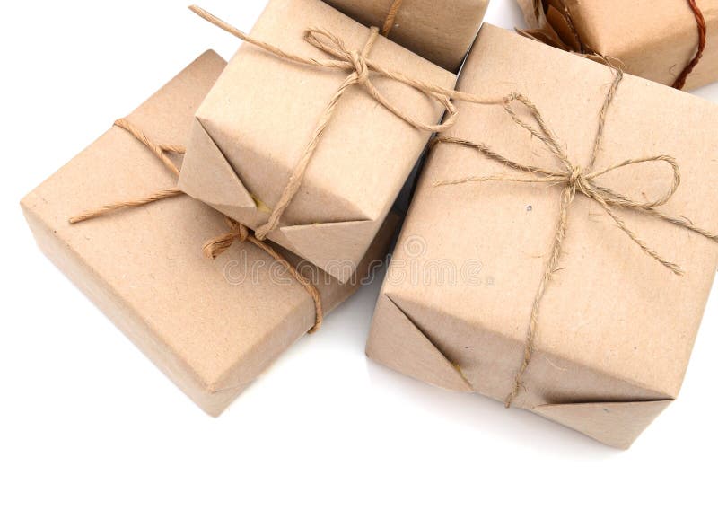 Pile parcel wrapped stock photo. Image of post, freight - 23440460