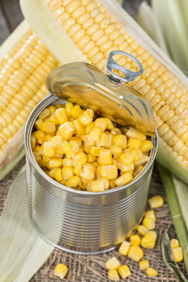 Parcela De Sweetcorn Preservado Imagem de Stock - Imagem de sweetcorn ...