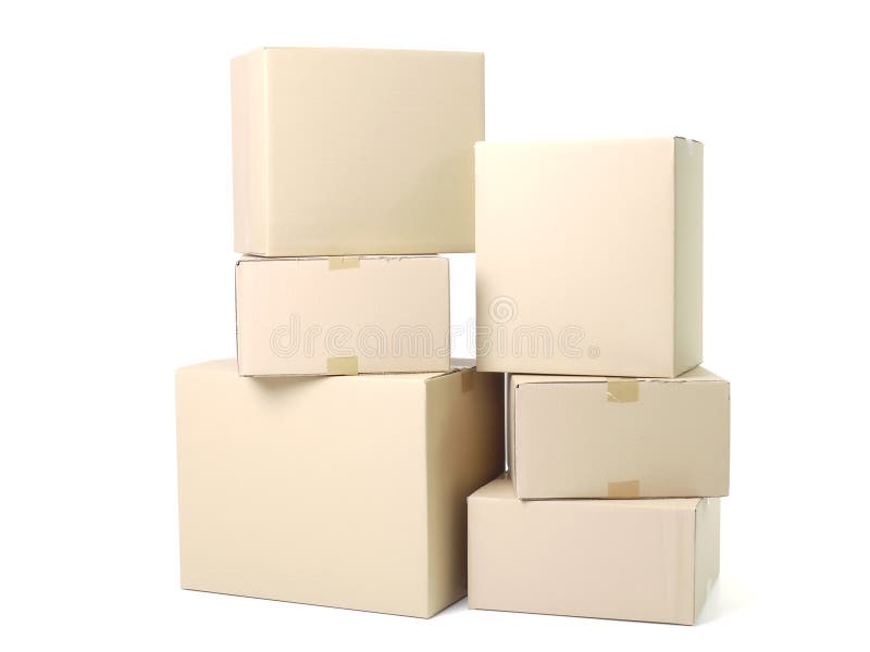 Parcels stock photo. Image of distribution, cardboard - 23096382