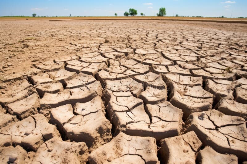 Parched Earth Deep Cracks Deserted Area Stock Photos - Free & Royalty ...