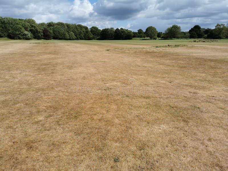 Parched Field and Dead Grass Stock Photo - Image of countryside, land ...