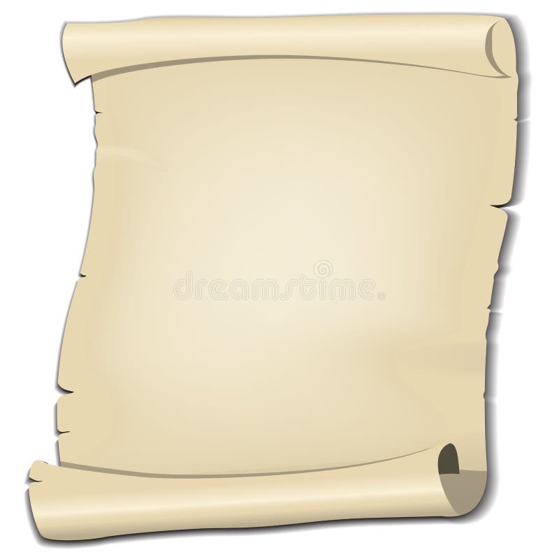 Parchemin illustration de vecteur. Illustration du document - 34843771