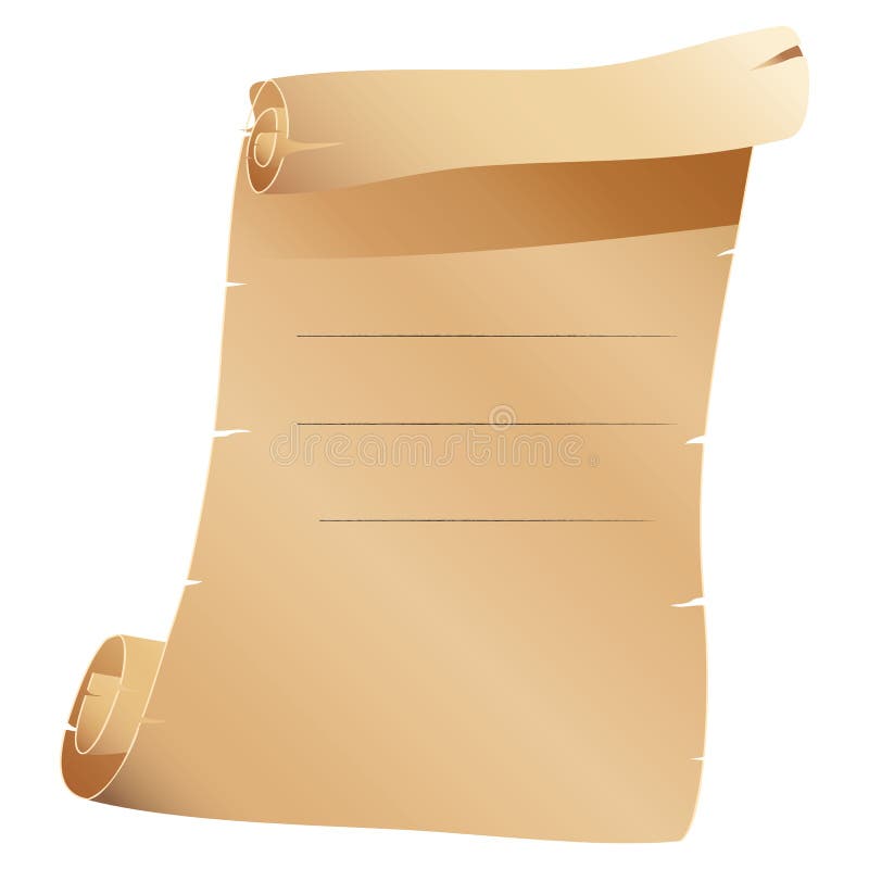 Parchemin vide illustration stock. Illustration du vide - 13273773