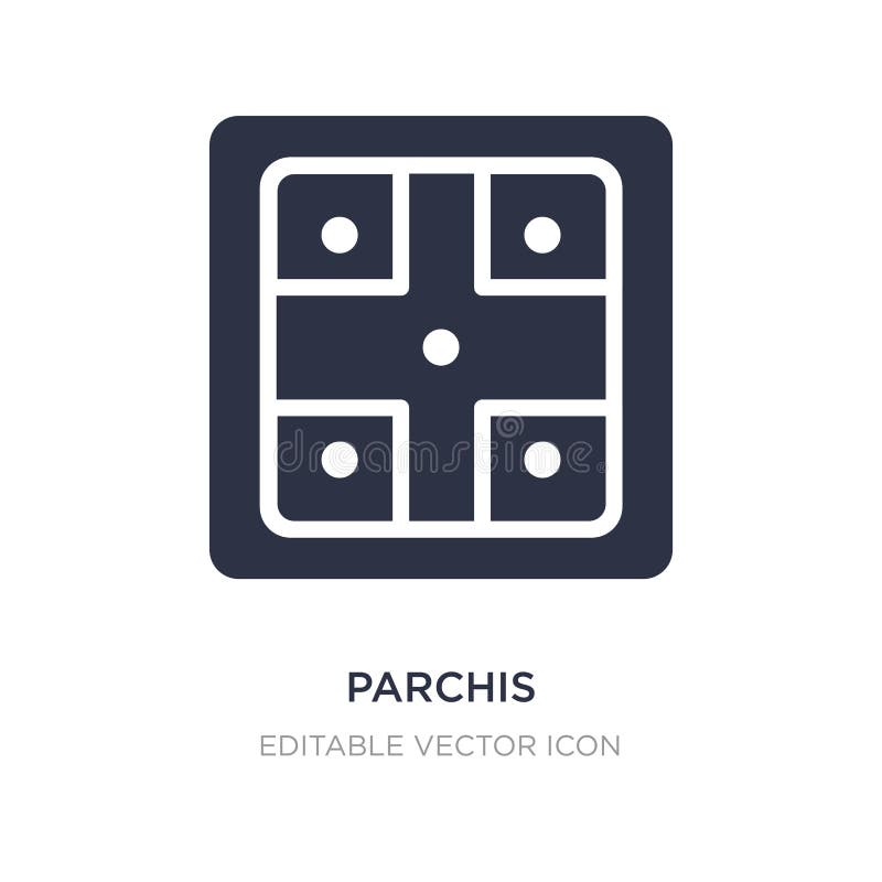 Parchis Icon in Filled, Thin Line, Outline and Stroke Style. Vector Illustration of Two Colored ...
