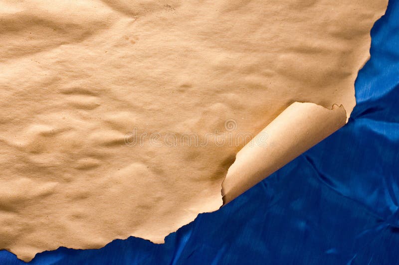 Parchment stock photo. Image of scrolled, texture, blue - 12122800