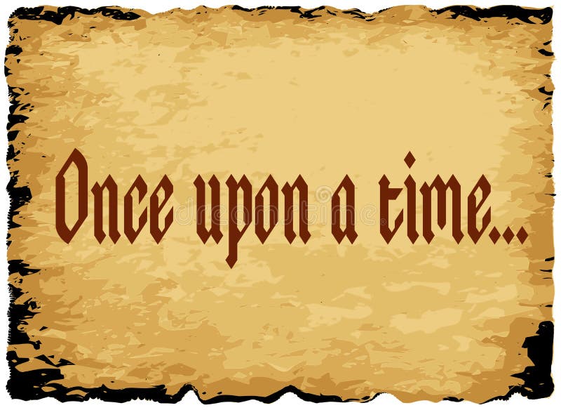 Once upon a Time Hand Lettering Phrase, Handmade Calligraphy Ins Stock ...