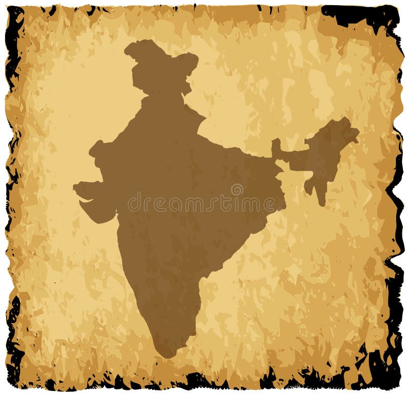 Red Dot Map of India stock vector. Illustration of graphic - 115631634
