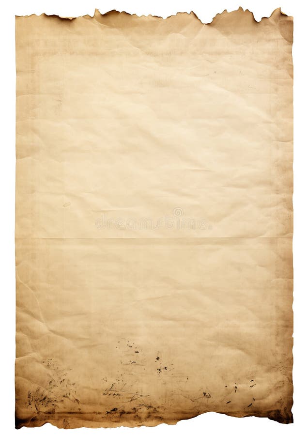 Blank Parchment Paper Isolated Clipping Stock Illustrations – 289 Blank ...