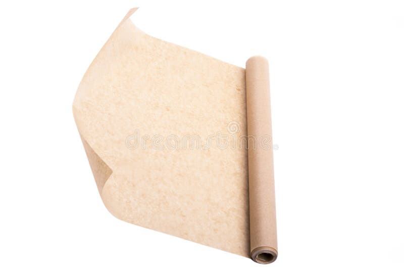 Parchment. Baking Paper. on the Table Top for a Menu or Recipe, Top ...