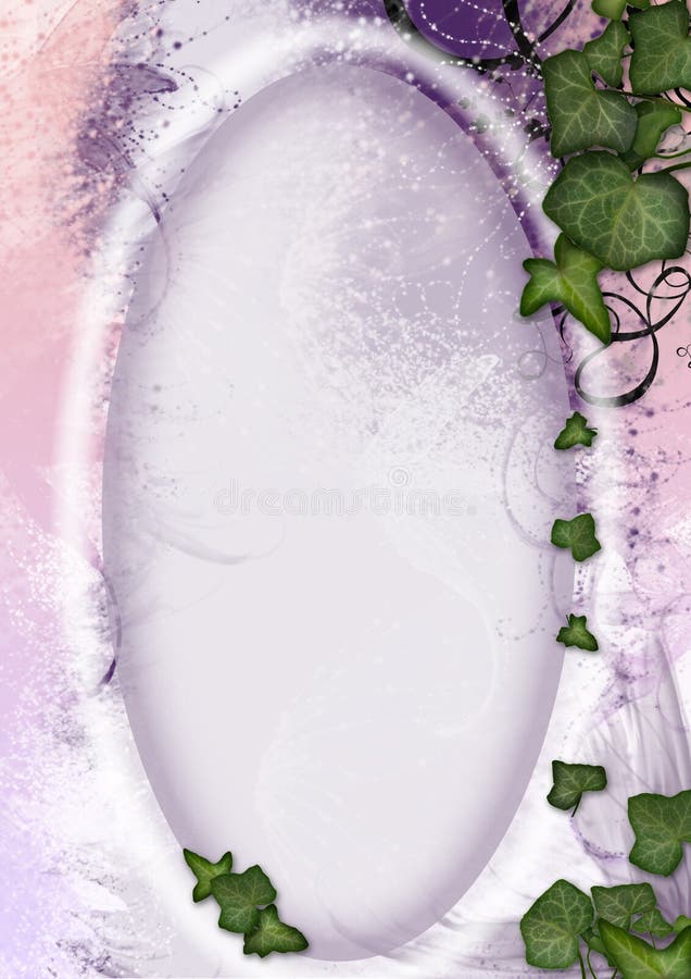 Parchment Frame - Fairy, Elven Stock Illustration - Illustration of ...