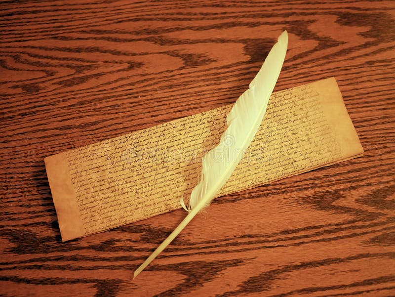 Quill And Ink And Parchment