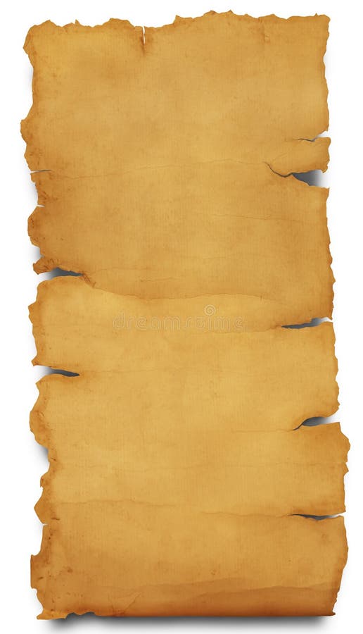 Parchment isolated stock photo. Image of crushed, design - 1416948