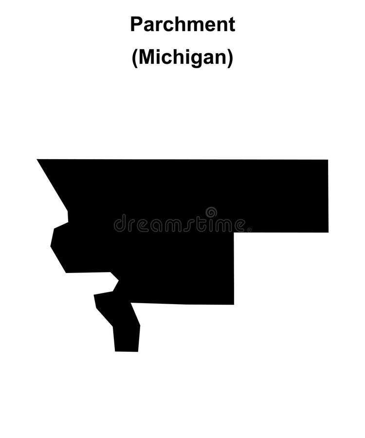 Parchment outline map stock illustration. Illustration of cartography ...