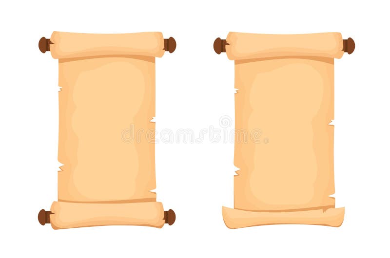 Parchment Paper Vintage Vector Illustration Stock Vector - Illustration ...