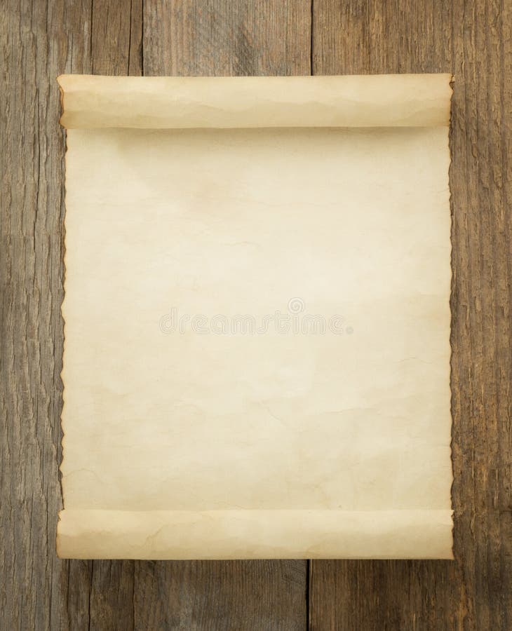 Parchment Scroll stock image. Image of decorative, finial - 34285673