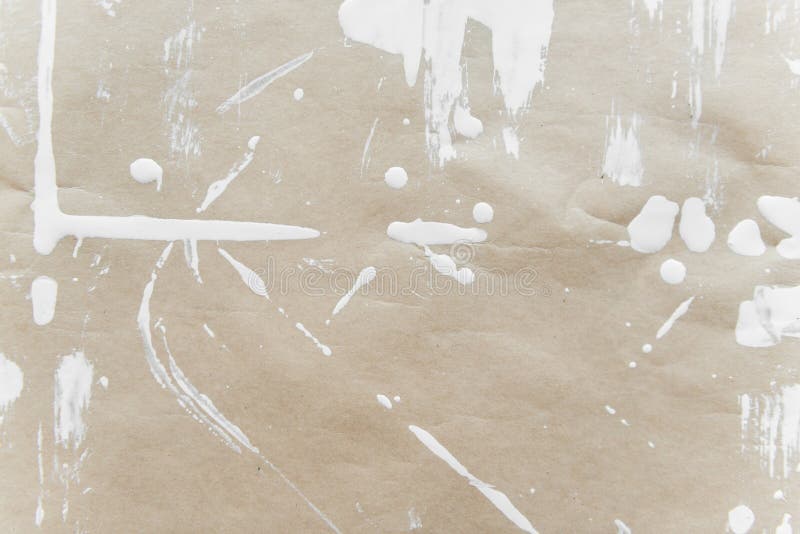 Parchment Stained by White Paint Stock Image - Image of residues, paper ...