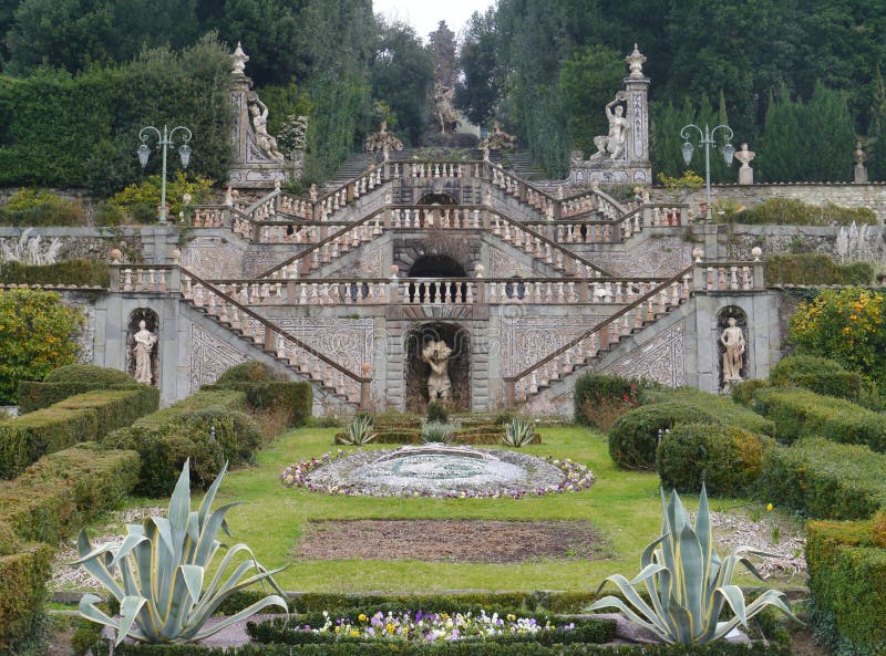 Parco in Collodi in Italia fotografia stock. Immagine di villa - 30102214