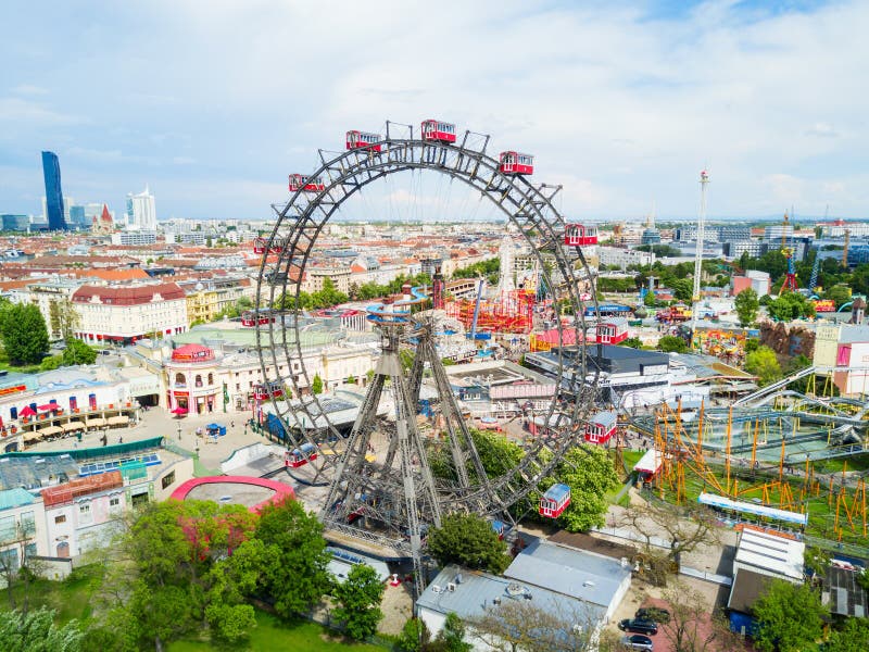 Parco di Prater a Vienna fotografia editoriale. Immagine di ...