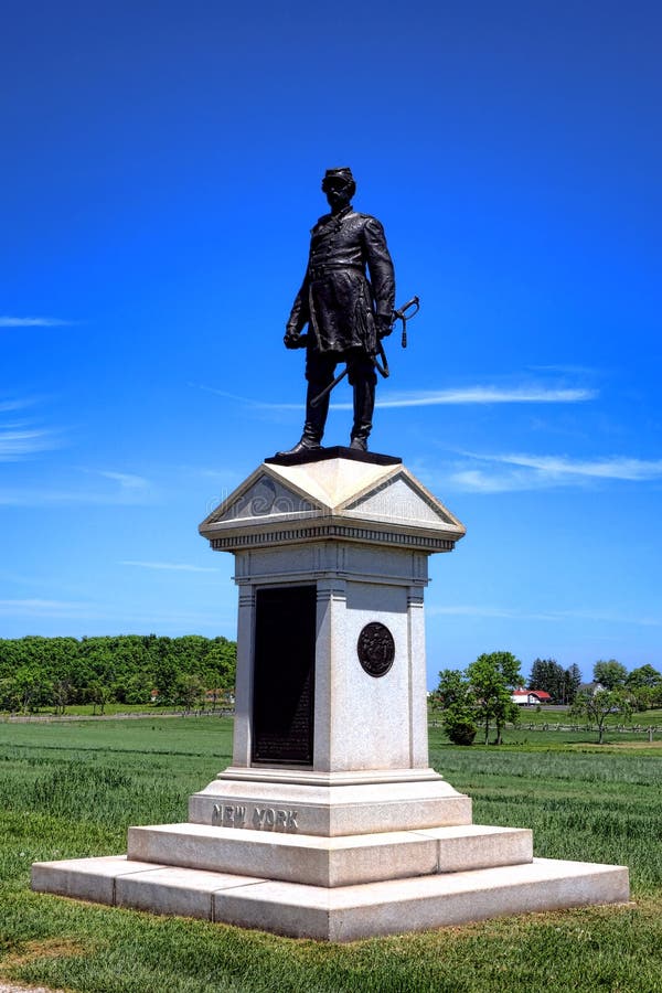 Parco Nazionale Abner Doubleday Memorial Di Gettysburg Fotografia ...