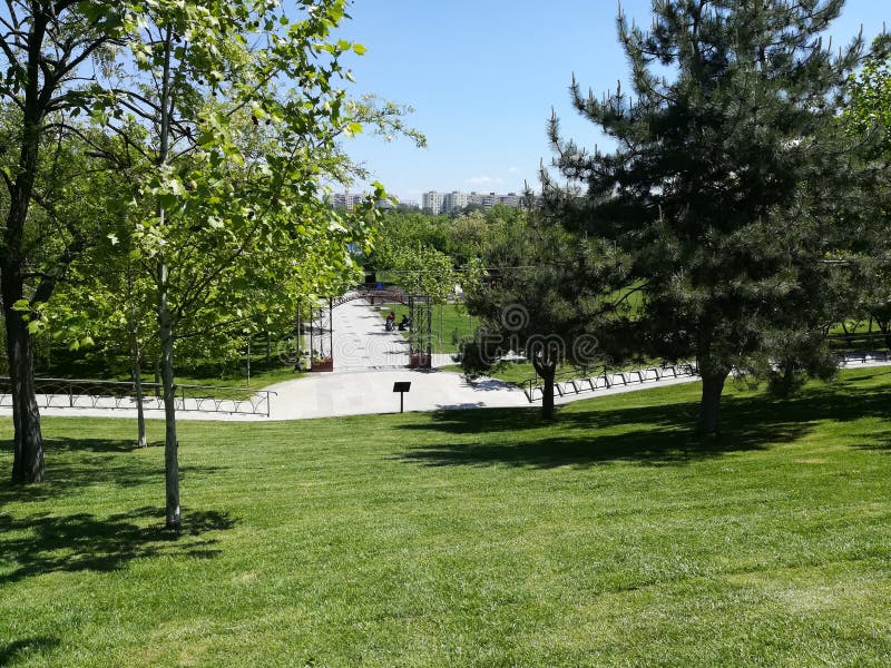 Parcul Titan in BucureÈ™ti stock photo. Image of bucureeti - 94563830