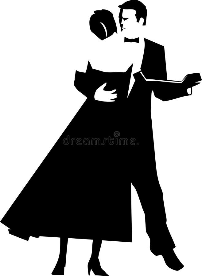 Pardans vektor illustrationer. Illustration av kvinna - 36799845