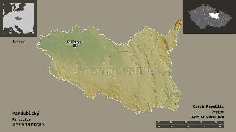 Pardubice Map Stock Illustrations – 135 Pardubice Map Stock ...