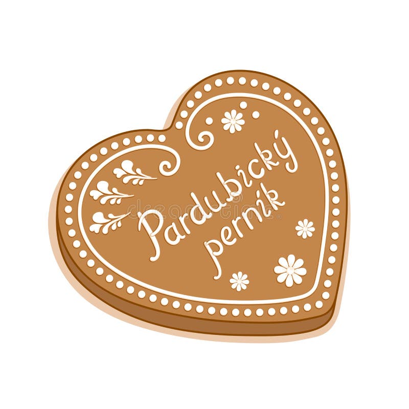 Pardubicky pernik stock vector. Illustration of bakery - 66370839