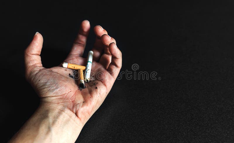 Pare el fumar stock de ilustración. Ilustración de impotencia - 92397505