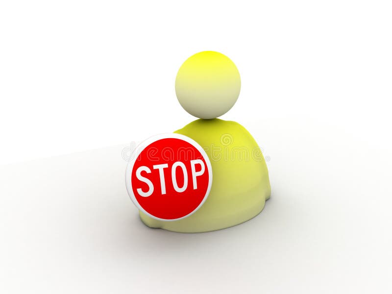 Pare el icono stock de ilustración. Ilustración de parada - 12330953